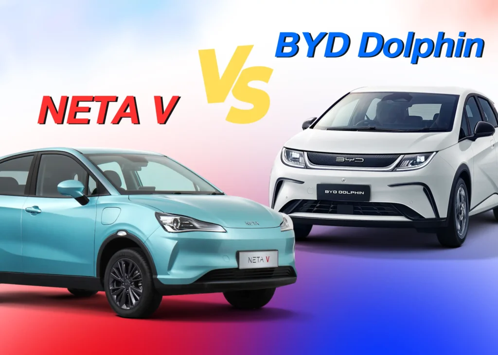 รถยนต์ไฟฟ้า BYD Dolphin VS Neta V แตกต่างกันอย่างไร?